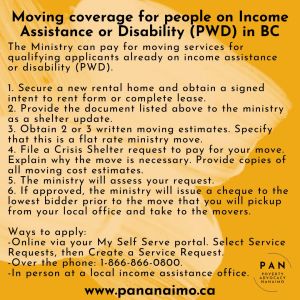 Income Assistance – Poverty Advocacy Nanaimo