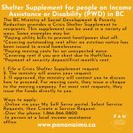 Income Assistance – Poverty Advocacy Nanaimo