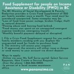 Income Assistance – Poverty Advocacy Nanaimo
